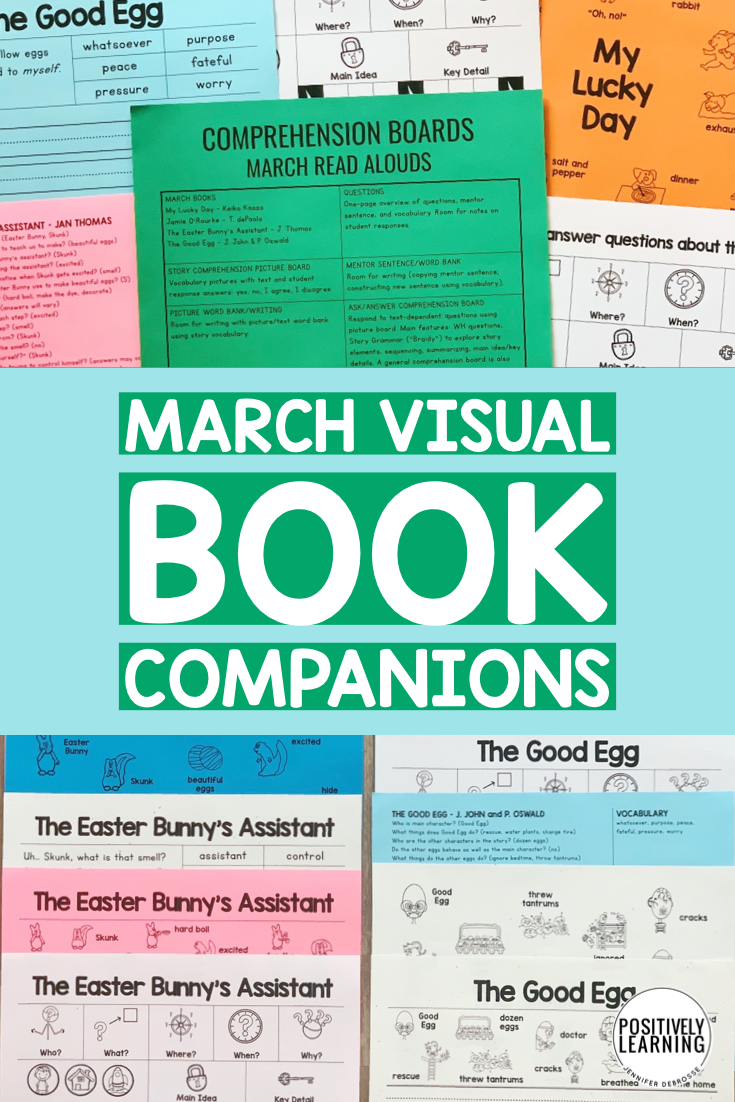 March Visual Book Companions - Positively Learning