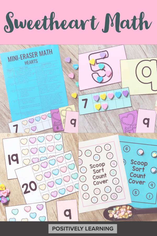 Candy Heart Math - Positively Learning