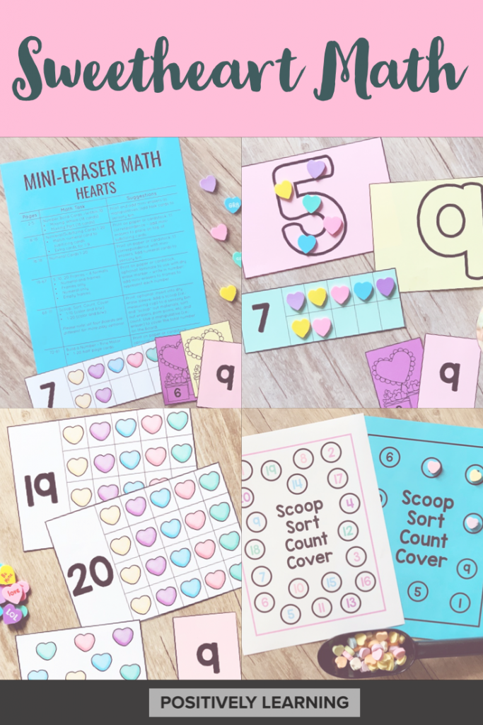 Candy Heart Math - Positively Learning