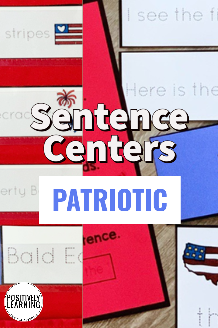 Patriotic Sentence Writing - Positively Learning