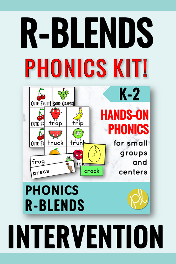 R-Blends Phonics Activities - Positively Learning