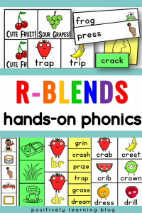 R-Blends Phonics Activities - Positively Learning