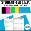Student Led IEP Meeting Kit - Positively Learning