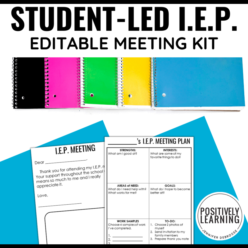 Student Led IEP Meeting Kit - Positively Learning