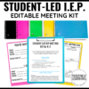 Student Led IEP Meetings - Positively Learning