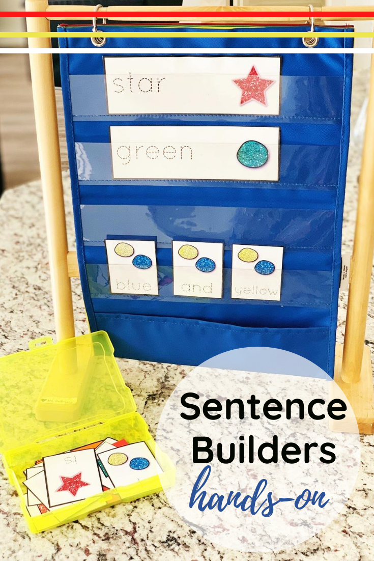 Color Words Sentence Writing - Positively Learning