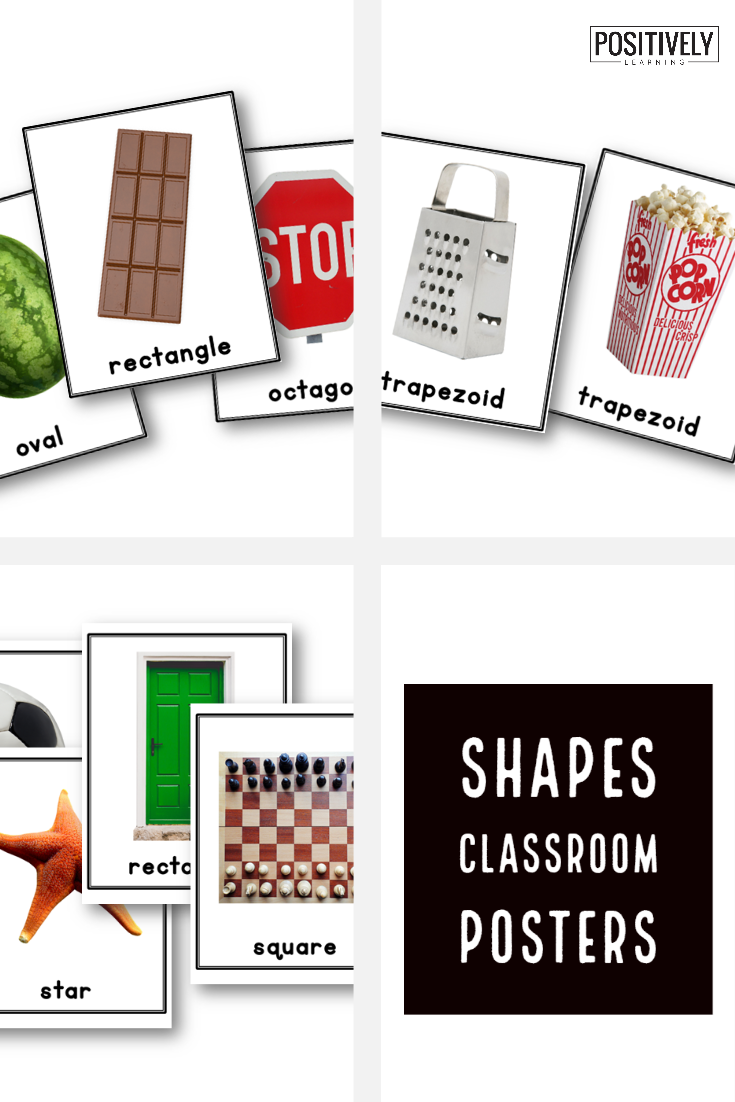 Shapes Classroom Posters - Positively Learning