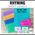 Rhyming Short Vowels - Positively Learning