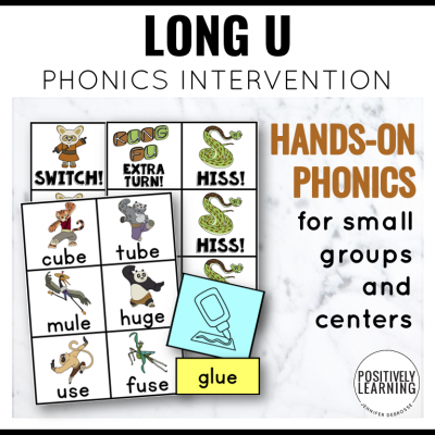First Grade Phonics Intervention Bundle - Positively Learning