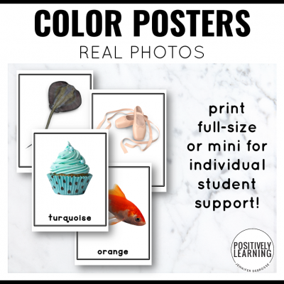 Colors Classroom Posters - Positively Learning