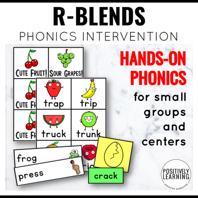 R-Blends Phonics Activities - Positively Learning