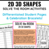 Solve the Room 2D and 3D Shapes - Positively Learning