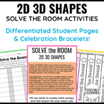 Solve the Room 2D and 3D Shapes - Positively Learning