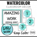 Classroom Decor: Watercolors - Positively Learning