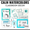 Classroom Decor: Watercolors - Positively Learning