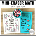 Mini Eraser Fox Centers - Positively Learning