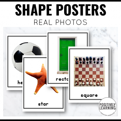 Shapes Classroom Posters - Positively Learning