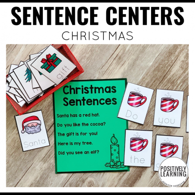 Christmas Writing Centers - Positively Learning