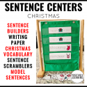 Christmas Writing Centers - Positively Learning