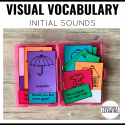 Alphabet Visual Vocabulary Cards - Positively Learning