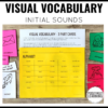 Alphabet Visual Vocabulary Cards - Positively Learning