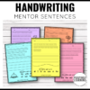 Handwriting with Mentor Sentences - Positively Learning