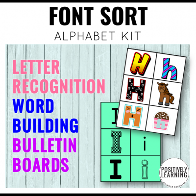 Font Sort - Positively Learning