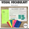 Noun Vocabulary Cards - Positively Learning