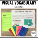 Noun Vocabulary Cards - Positively Learning