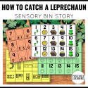 How to Catch a Leprechaun Sensory Bin - Positively Learning