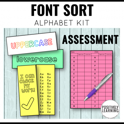 Font Sort - Positively Learning