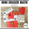 Mini Eraser Math Apples - Positively Learning