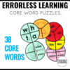 Core Words Puzzles - Positively Learning