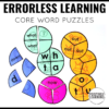 Core Words Puzzles - Positively Learning