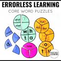 Core Words Puzzles - Positively Learning