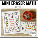 Mini Eraser Math Apples - Positively Learning
