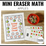 Mini Eraser Math Apples - Positively Learning