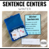 Winter Sentence Centers - Positively Learning