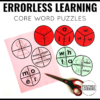 Core Words Puzzles - Positively Learning