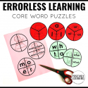 Core Words Puzzles - Positively Learning