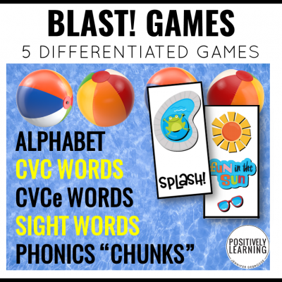 Summer Literacy Games - Positively Learning