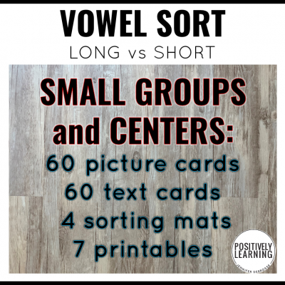 Long vs Short Vowel Sort - Positively Learning