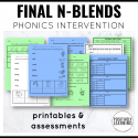 Final Blends nd, ng, nt, nk - Positively Learning