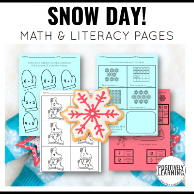 Snow Day Packet - Positively Learning