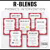 R-Blends Phonics Activities - Positively Learning