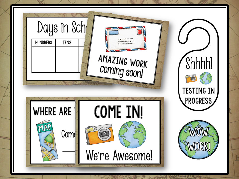 Travel Theme Classroom - Positively Learning