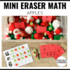 Mini Eraser Math Apples - Positively Learning