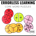 Core Words Puzzles - Positively Learning