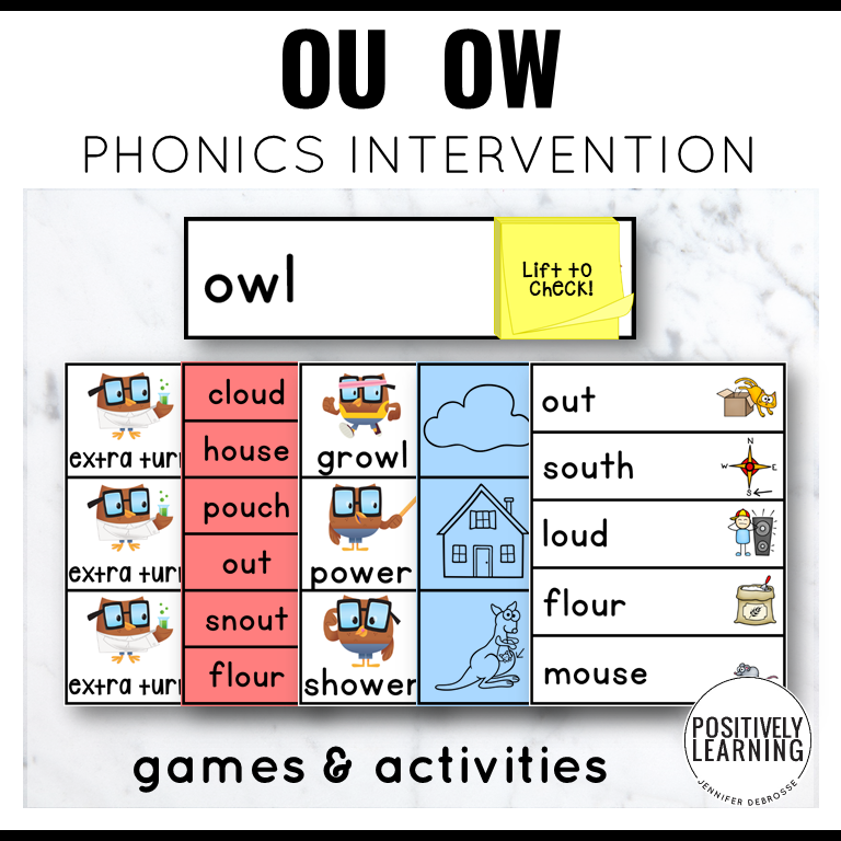 Ow Diphthong Words Ow Diphthong Words