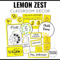 Classroom Decor: Lemon Zest - Positively Learning